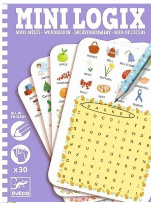 MINI-LOGIX SOPA DE LETRAS EN INGLÉS. DJECO. JUEGOS · JUGUETES. Baobab ...